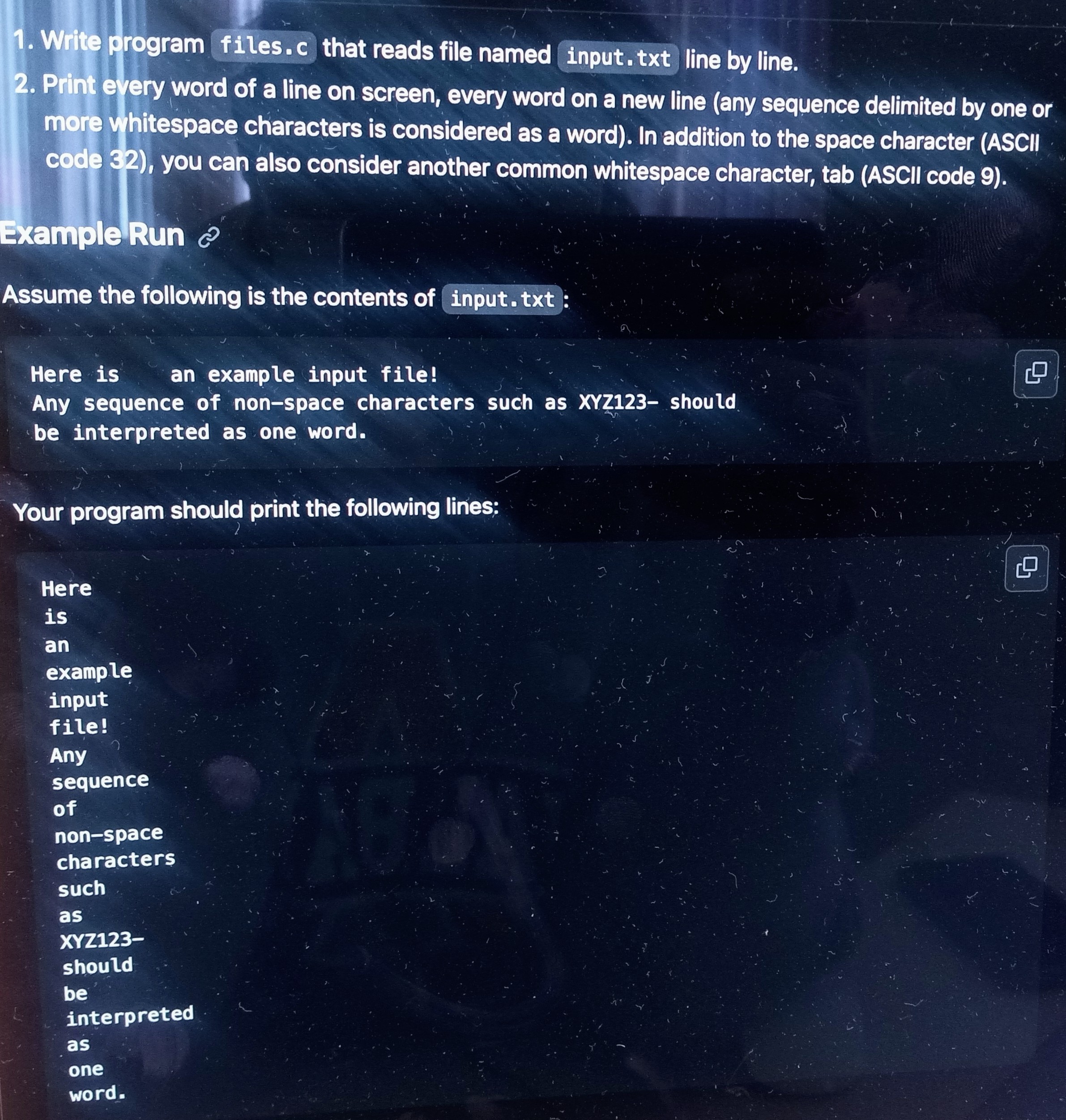 Solved Must compile the code using: gcc -Wall, and make sure | Chegg.com