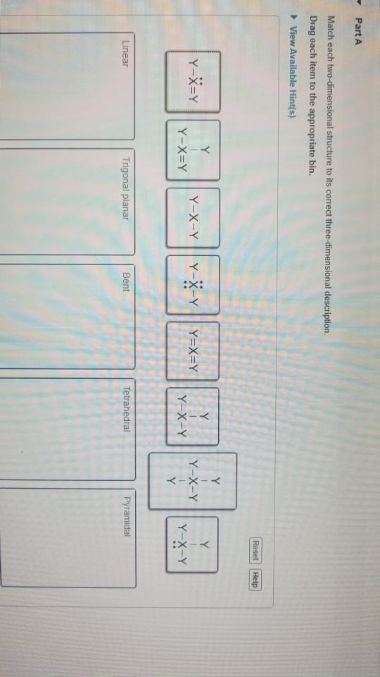 Solved Part A Match each two-dimensional structure to its | Chegg.com Solved Part A Match each two-dimensional structure to its | Chegg.com