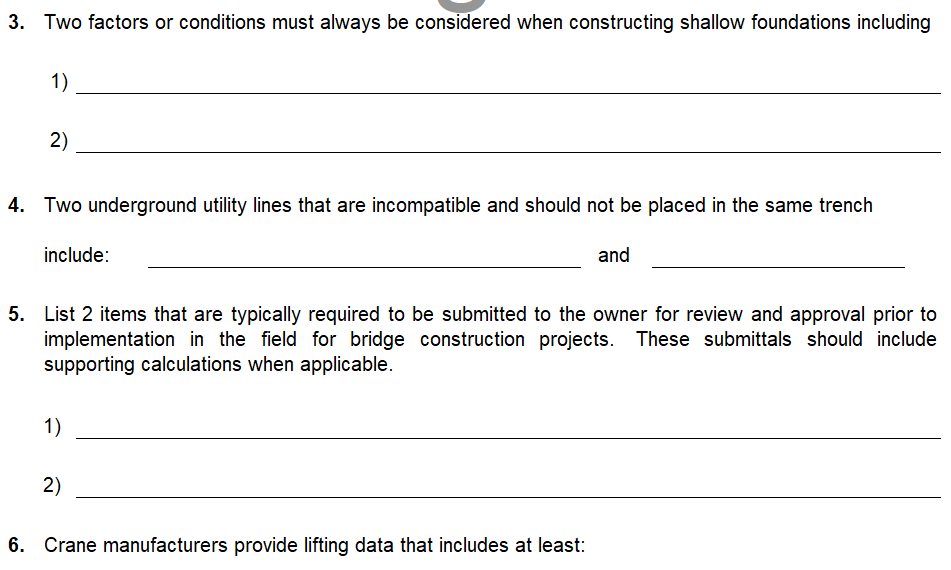 Solved 3. Two factors or conditions must always be | Chegg.com