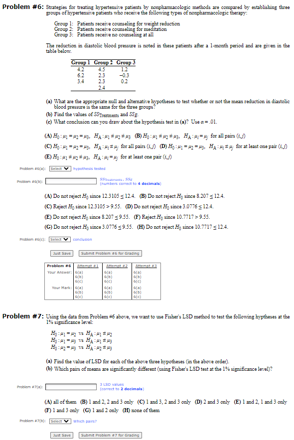 Solved roblem \#6: Strategies for treating hypertensive | Chegg.com