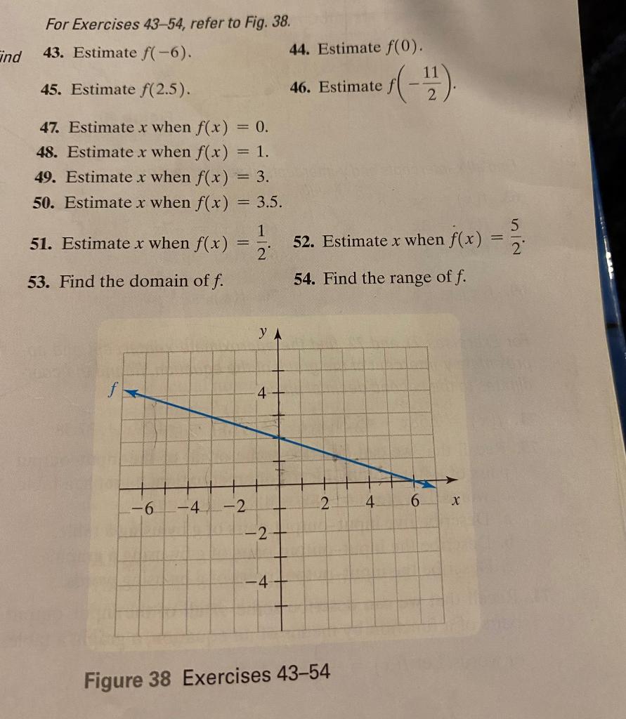Solved For Exercises 43-54, refer to Fig. 38. 43. Estimate | Chegg.com