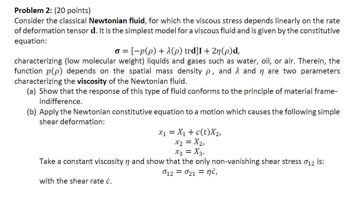 Solved Problem 2: (20 ﻿points)Consider the classical | Chegg.com