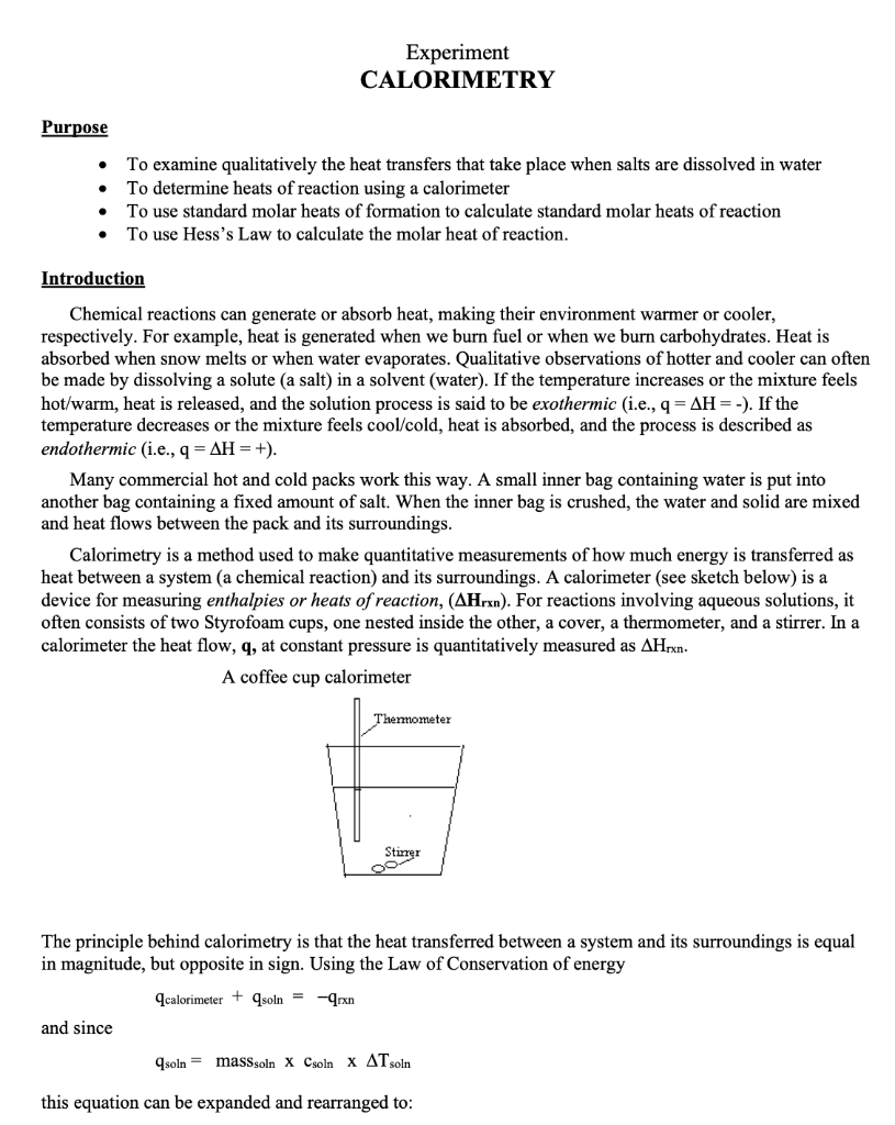 Solved 4. Why is it necessary for this experiment that there | Chegg.com