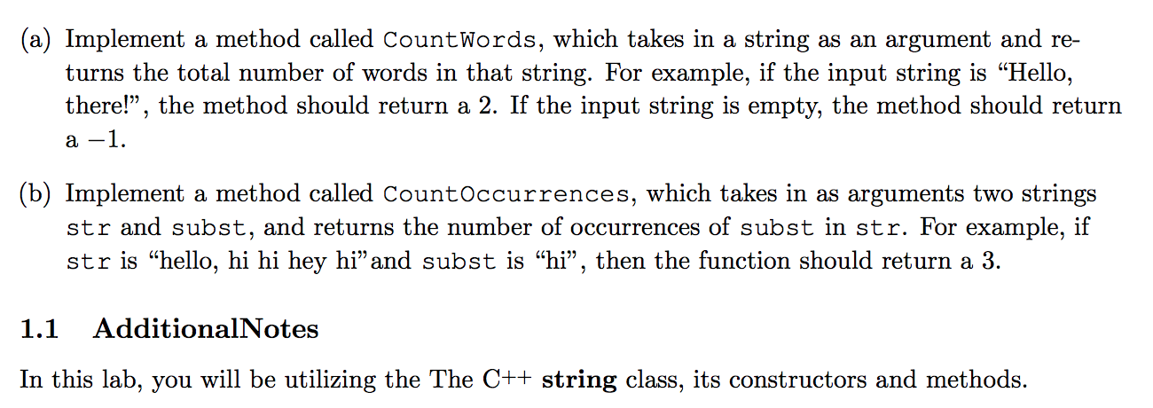 Solved (a) Implement a method called CountWords, which takes | Chegg.com