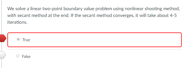 Solved We solve a linear two-point boundary value problem | Chegg.com