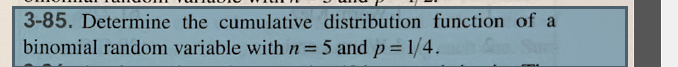 Solved 3-85. Determine the cumulative distribution function | Chegg.com