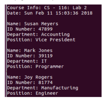 Solved **USE DRIVER CODE PROVIDED** Coded in C++, Please put | Chegg.com