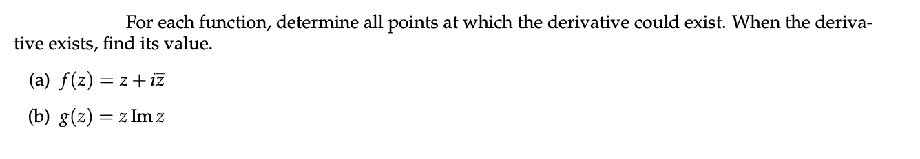 Solved For each function, determine all points at which the | Chegg.com