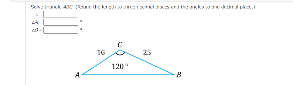 Solved Find all angles between 0° and 180° satisfying the | Chegg.com