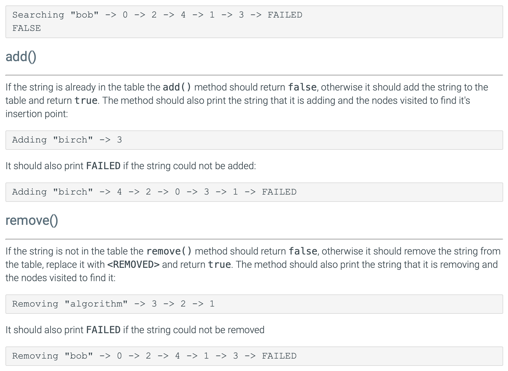 Solved main() method The main method will first need to | Chegg.com