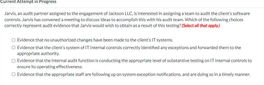 Solved Current Attempt in Progress Which two of the | Chegg.com