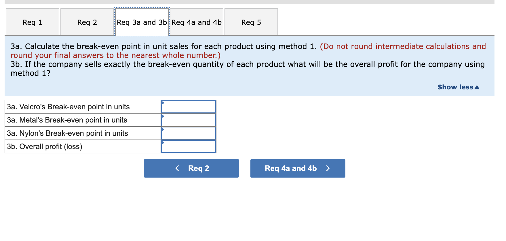 Solved Piedmont Fasteners Corporation makes three different | Chegg.com