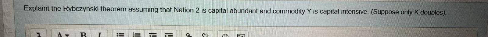 Solved Explaint the Rybczynski theorem assuming that Nation | Chegg.com