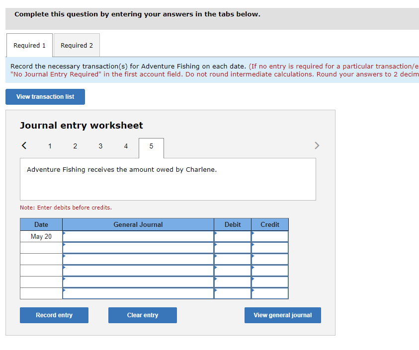 Solved Problem 5-2A (Algo) Record transactions related to | Chegg.com