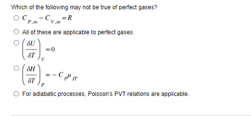 Solved Which of the following may not be true of perfect | Chegg.com