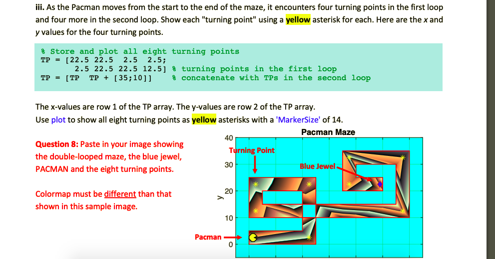 ** MATLAB ONLY My Code so far x_maze = | Chegg.com