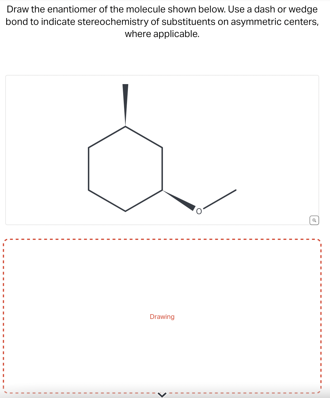 Solved Draw the enantiomer of the molecule shown below. Use | Chegg.com