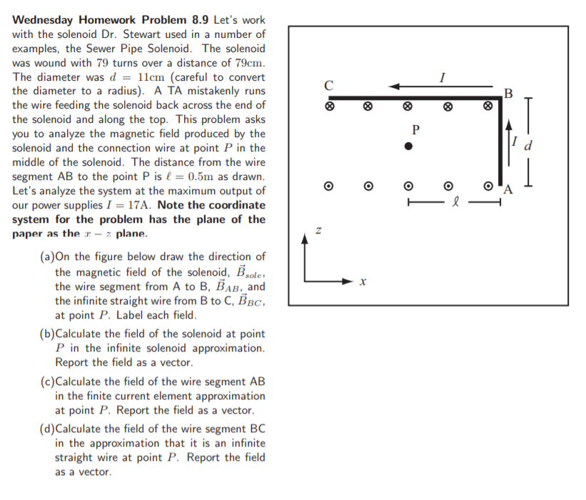 Solved Wednesday Homework Problem 8.9 Let's work with the | Chegg.com