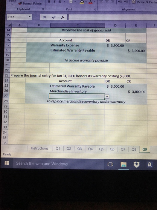 Solved Please double check my answers and correct if wrong. | Chegg.com