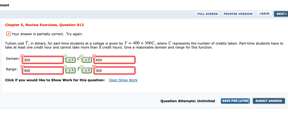 Solved ment FULL SCREEN PRINTER VERSION BACK NEXT Chapter 5, | Chegg.com