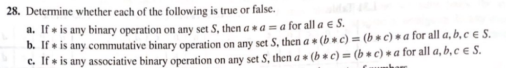 Solved a∗b=b∗a | Chegg.com