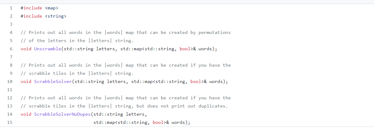 Solved Recursive Scrabble Solver In this lab you will work | Chegg.com