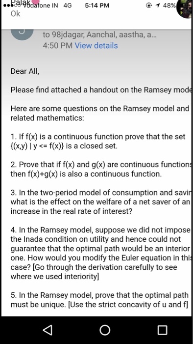 Solved If Fx And Gx Are Continuous Prove That Fx Gx Is 7844