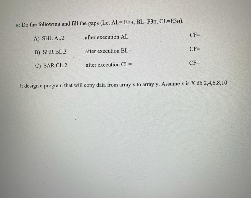 Solved Microprocessor 8086 Q1: solve all question below a: | Chegg.com