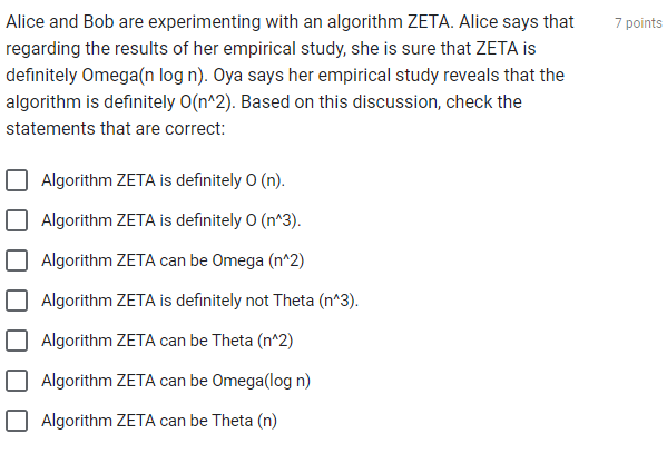 Solved Alice and Bob are experimenting with an algorithm | Chegg.com