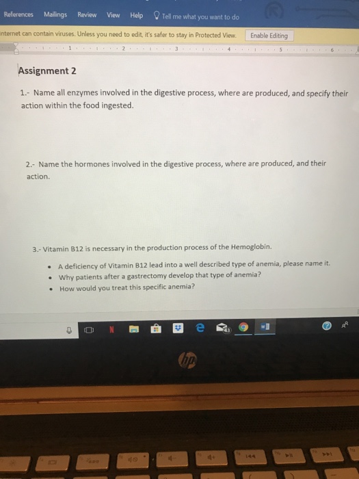 Solved References Mailings Review View Help Tell Me What You