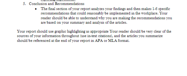 Write an informal, direct, memo-format research and | Chegg.com
