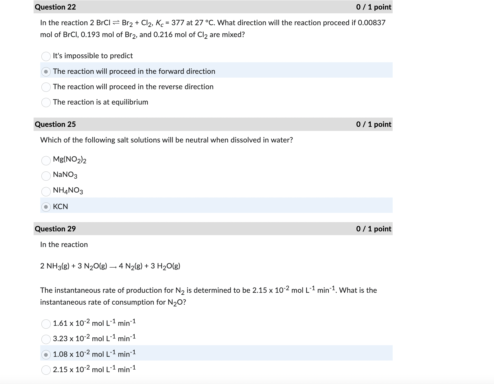 Solved In the reaction 2BrCl⇌Br2+Cl2,Kc=377 at 27∘C. What | Chegg.com