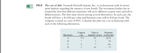 Solved P9-1 Concapt of cost of capital Mace Manufacturing is | Chegg.com