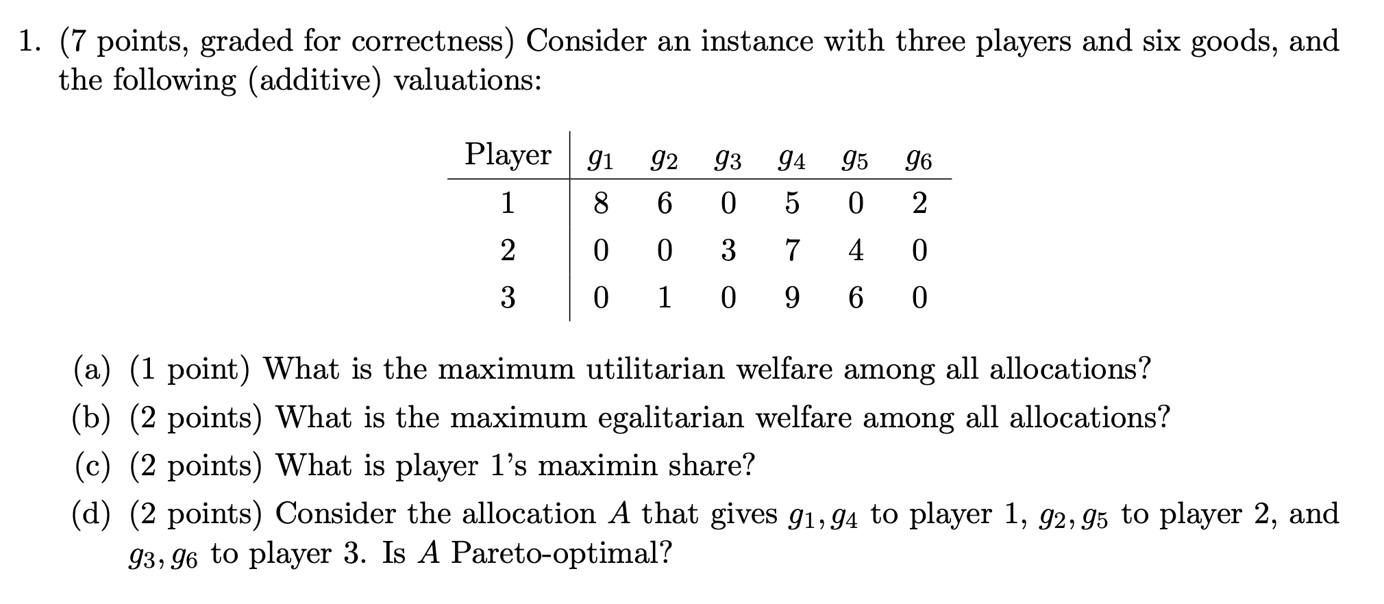 Solved ( 7 ﻿points, graded for correctness) ﻿Consider an | Chegg.com