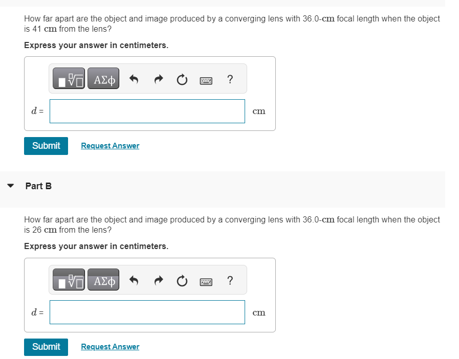 Solved How far apart are the object and image produced by a | Chegg.com