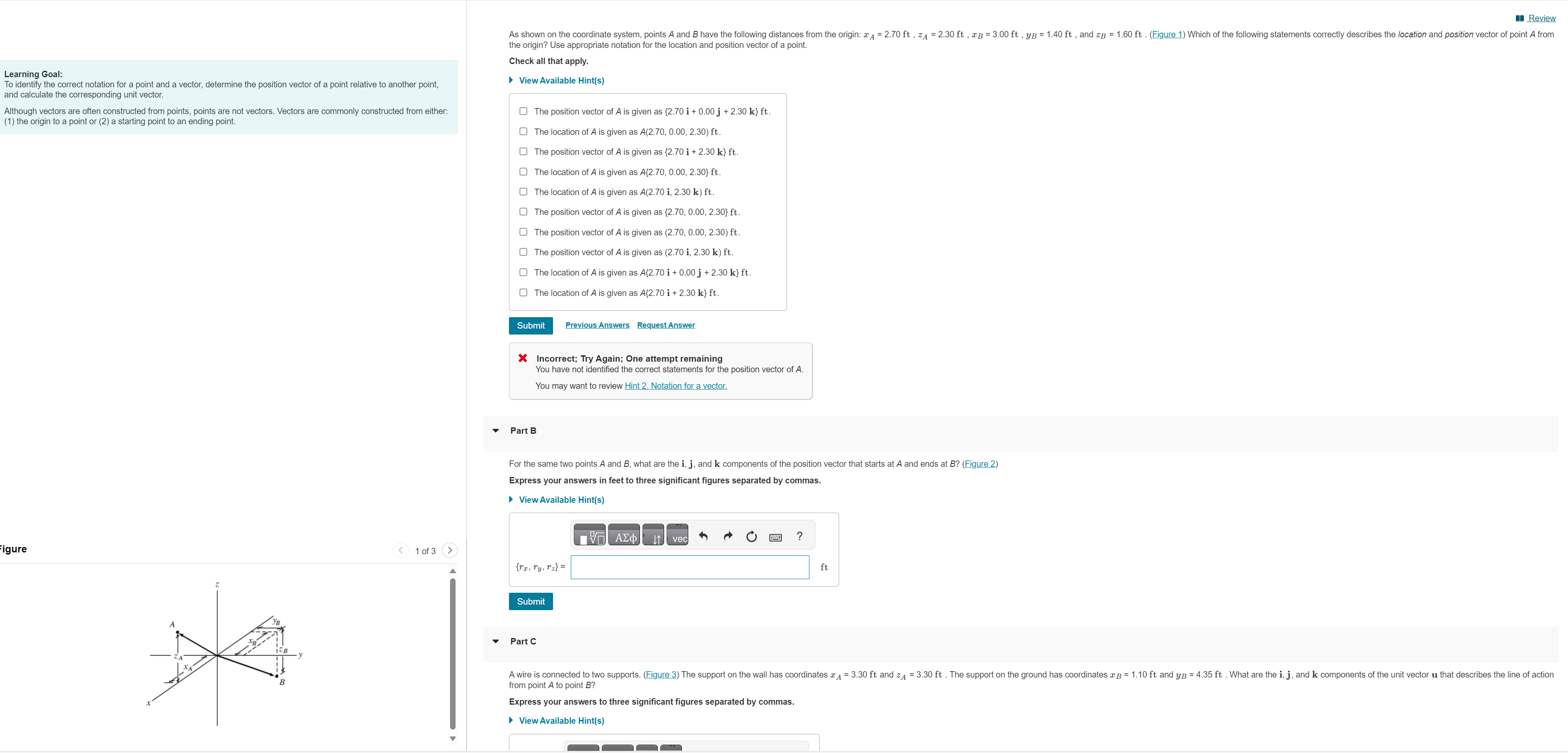 Solved Learning Goal:To identify the correct notation for a | Chegg.com