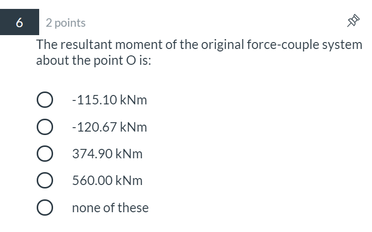 Solved 1 - 2D Force-Couple systems The figure below shows a | Chegg.com