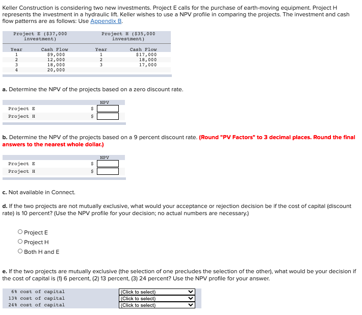 Solved Keller Construction is considering two new | Chegg.com