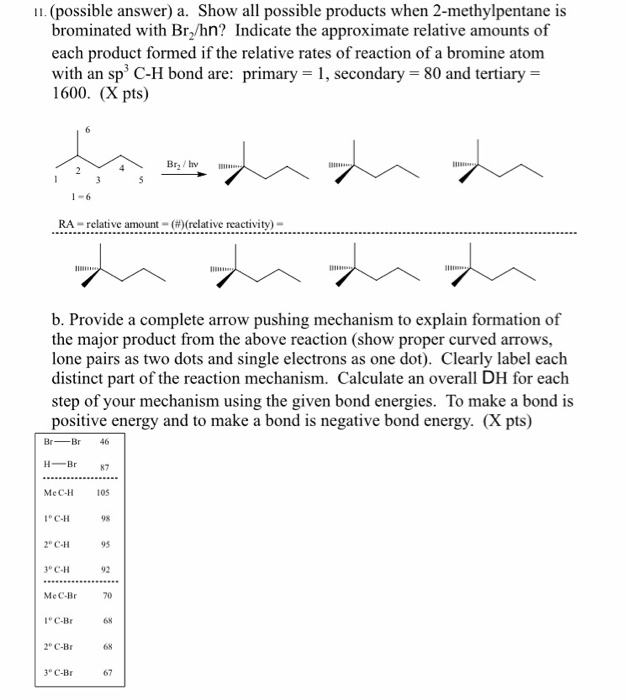 . (possible answer) a. Show all possible products | Chegg.com