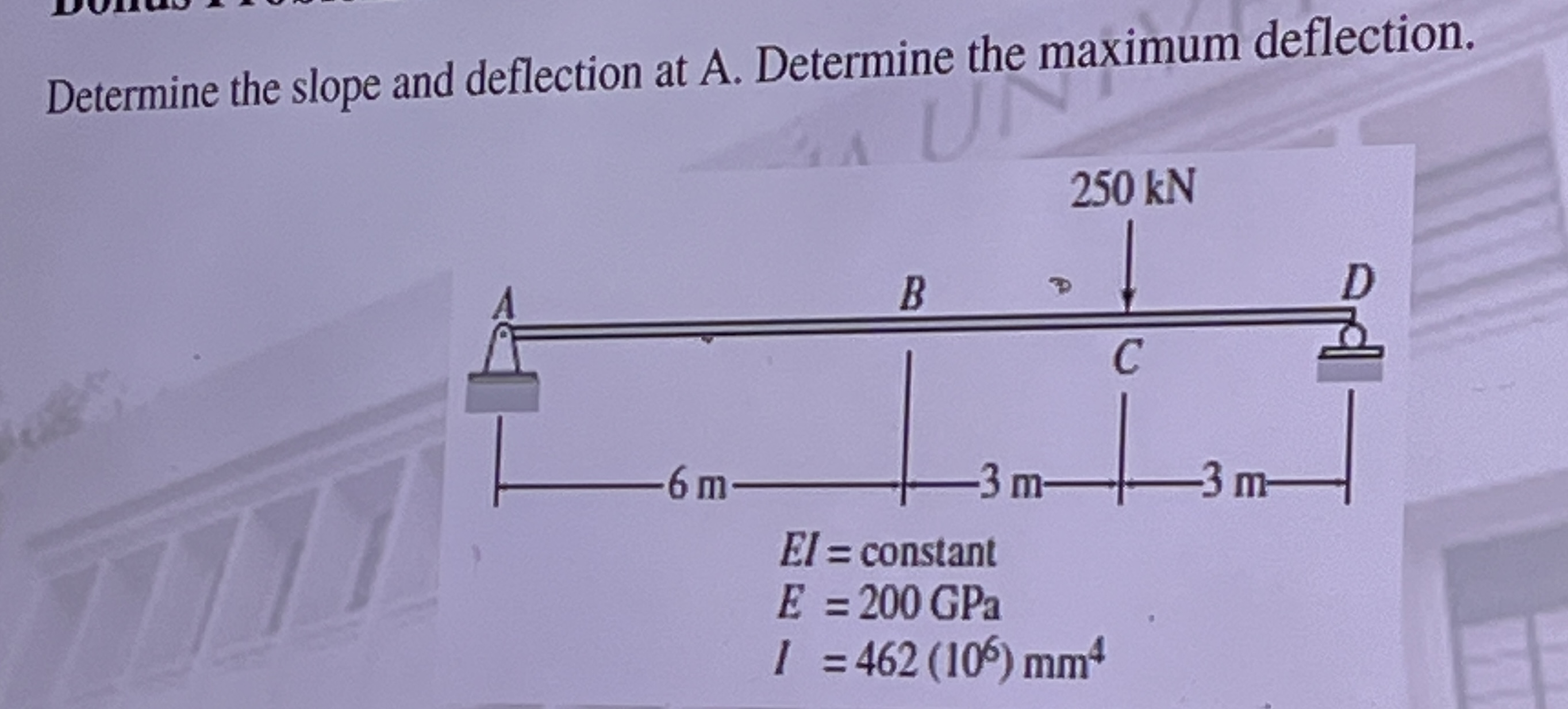 [solved] Determine The Slope And Deflection At A Determine