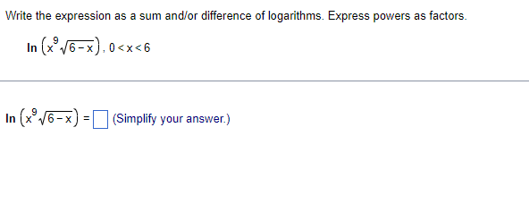 Solved Write the expression as a sum and/or difference of | Chegg.com