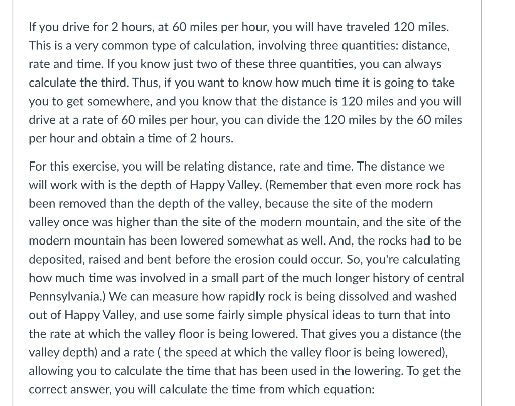 Solved If you drive for 2 hours, at 60 miles per hour, you | Chegg.com