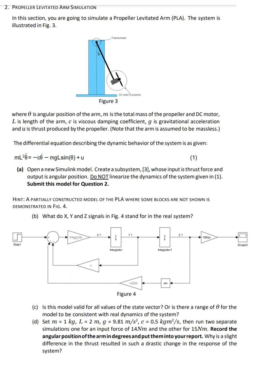 2 Propeller Levitated Arm Simulation In This