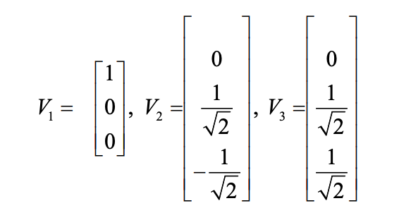 Solved λ1=1,λ2=21,λ3=−21V1=⎣⎡100⎦⎤,V2=⎣⎡021−21⎦⎤,V3=⎣⎡02121⎦ | Chegg.com