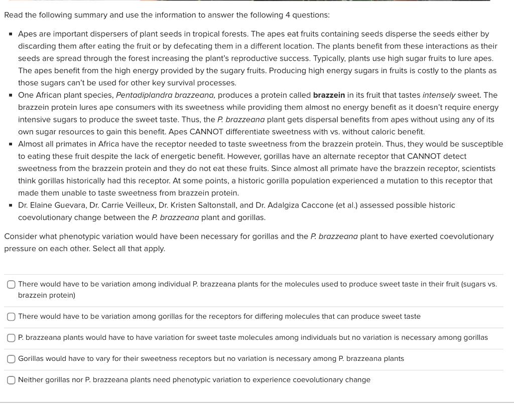 Solved Read the following summary and use the information to | Chegg.com