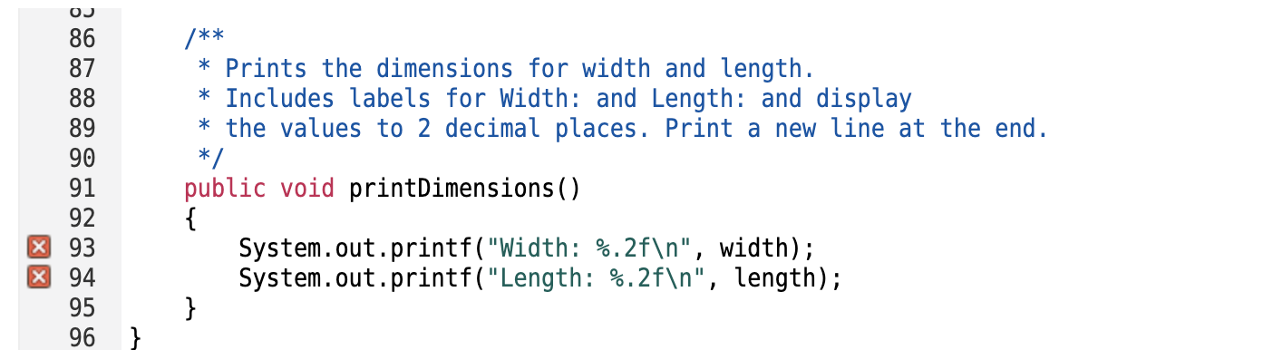 Solved tangle.java/∗∗ ∗ Constructs a new rectangle with the | Chegg.com