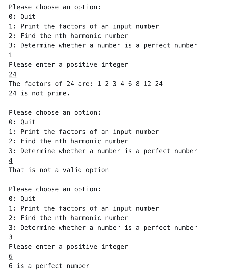 Solved This assignment will give you practice with loops, | Chegg.com