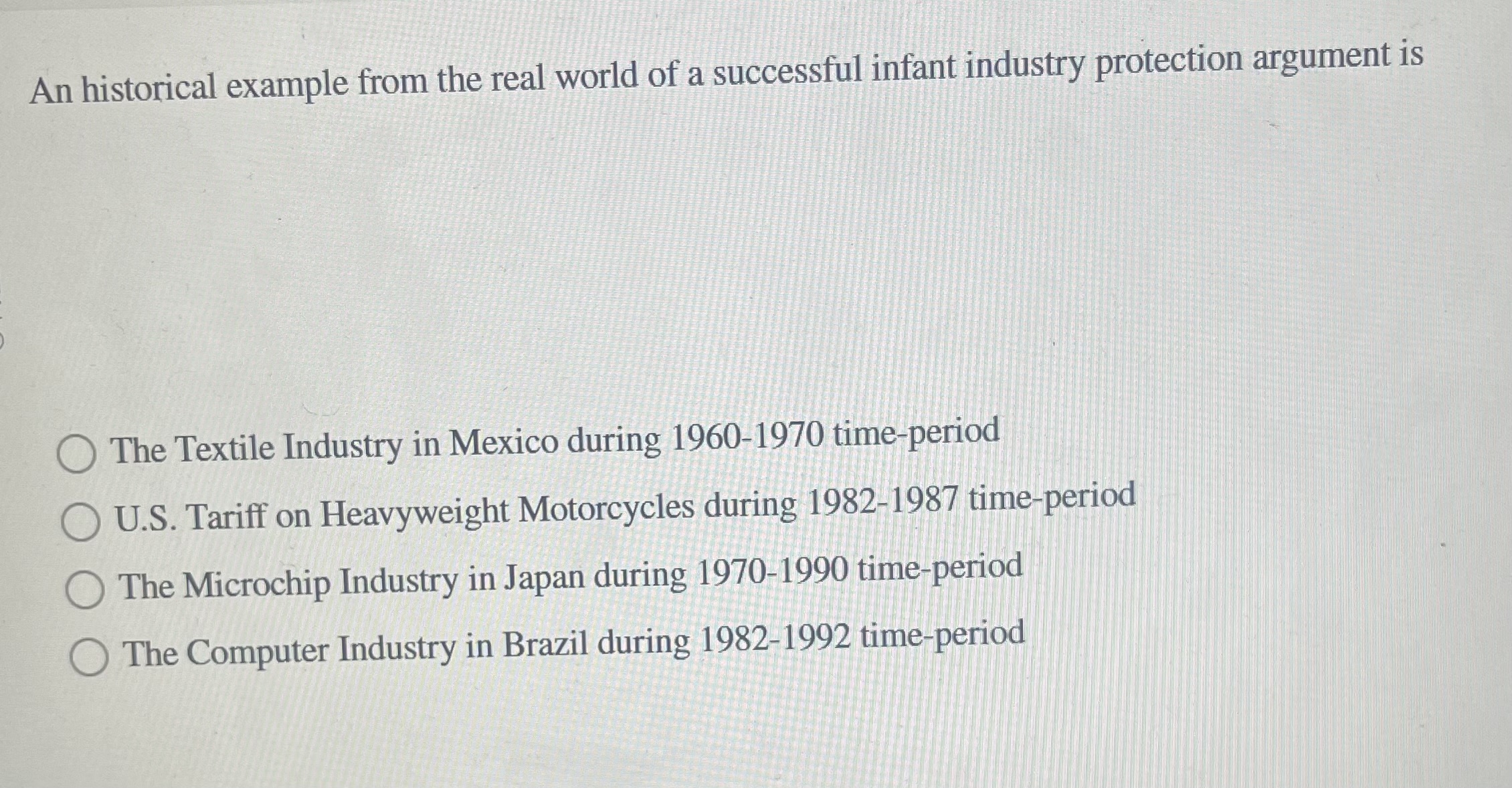 Solved An historical example from the real world of a | Chegg.com