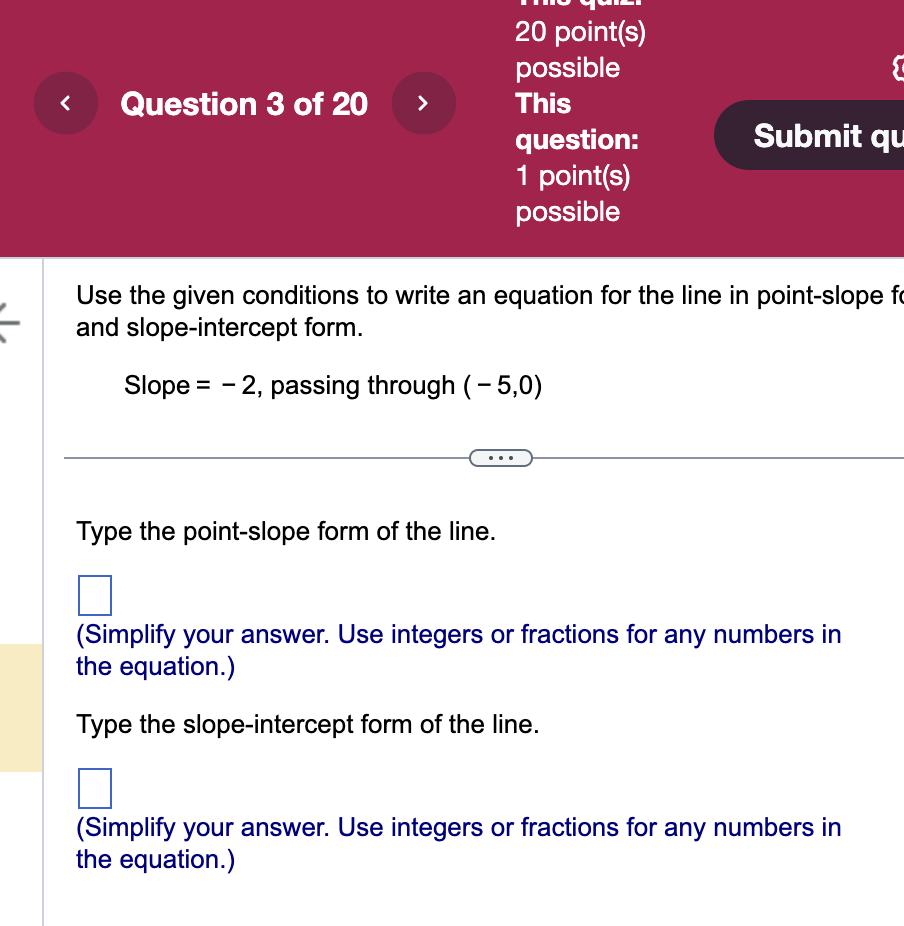 Solved Question 3 of 20 20 point(s) possible This question: | Chegg.com
