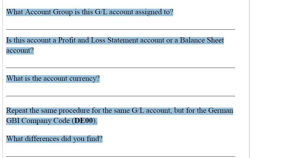 Group chart of accounts - This is structured in | Chegg.com